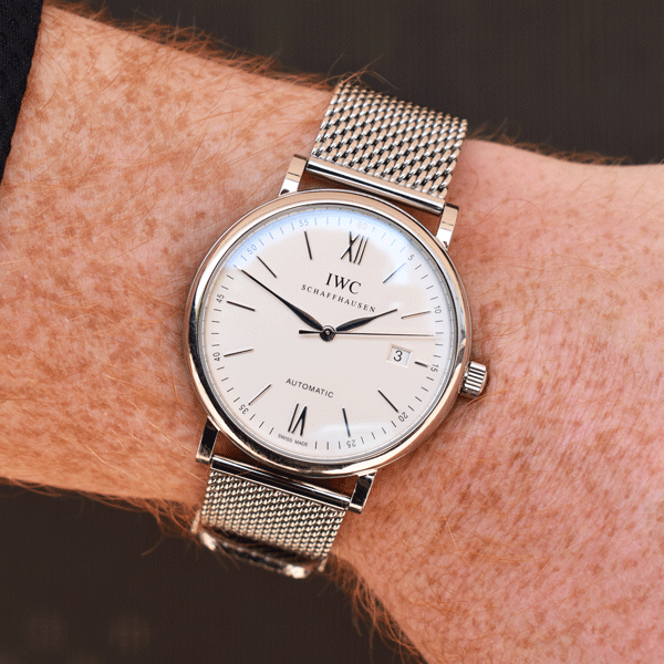 IWC Portofino Automatic 40mm Stainless Steel Silver Dial IW356505 Watch ...