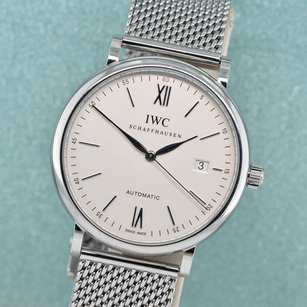 IWC Portofino Automatic 40mm Stainless Steel Silver Dial IW356505 Watch ...